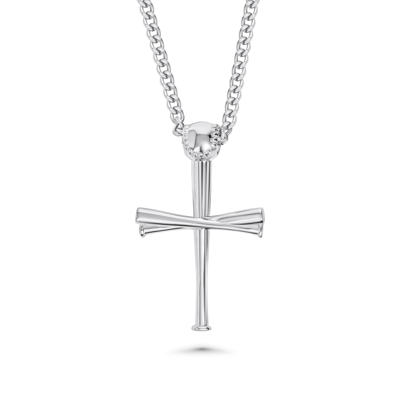 XL 2.0 Baseball Bat Cross Necklace – Prime Sports