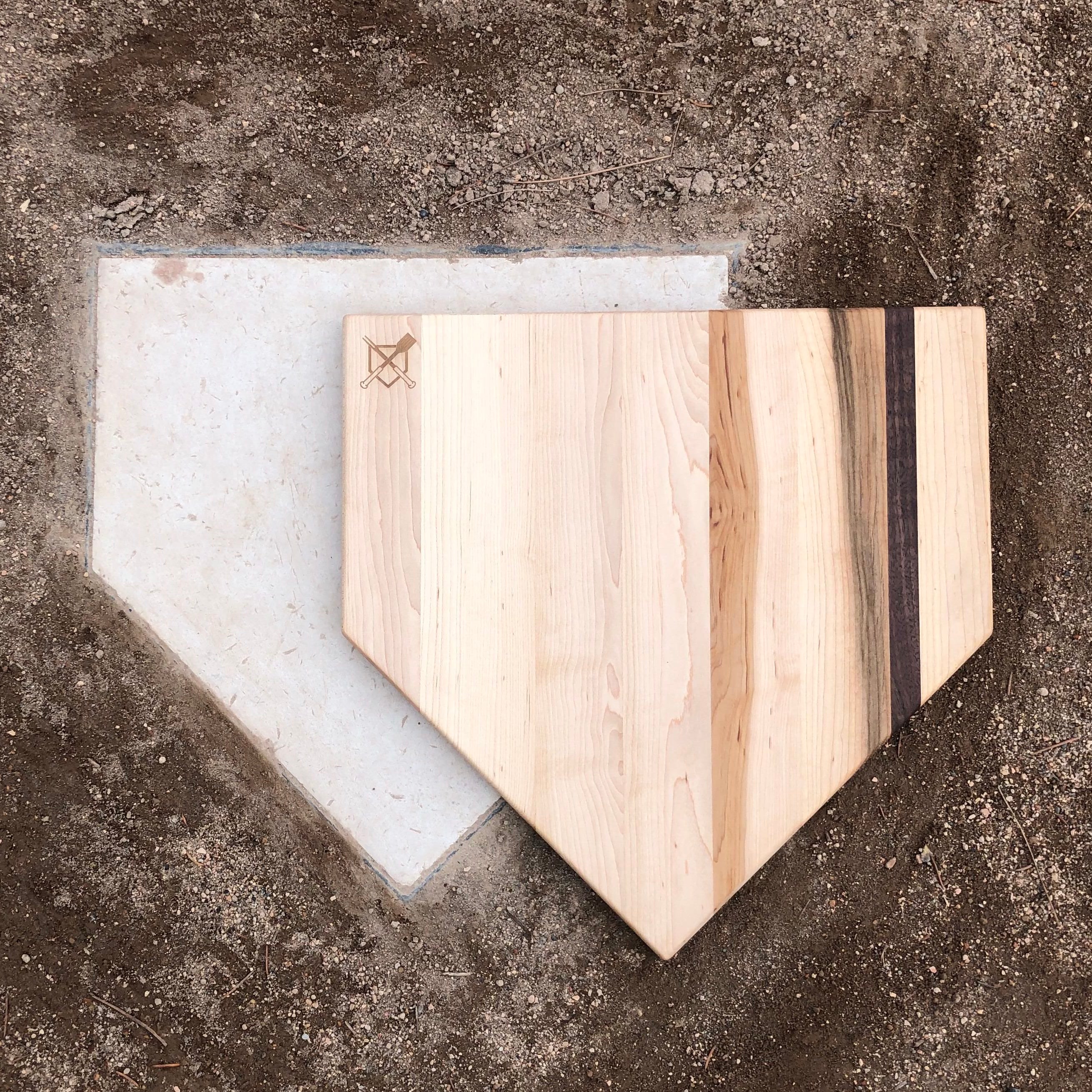 Full Size (17" x 17") Home Plate Cutting Board – Prime Sports