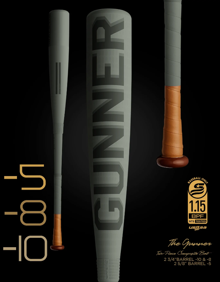 WARSTIC GUNNER USSSA METAL BASEBALL BAT: MBGNR22GY – Prime Sports